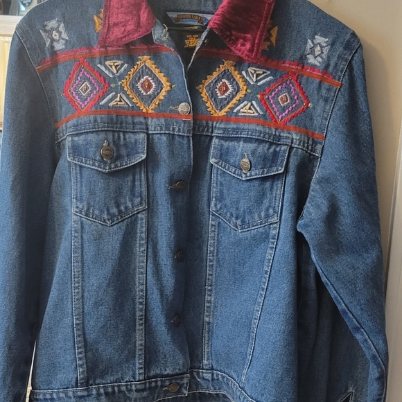 silver lake | Jackets & Coats | Vintage Western Jean Jacket | Poshmark